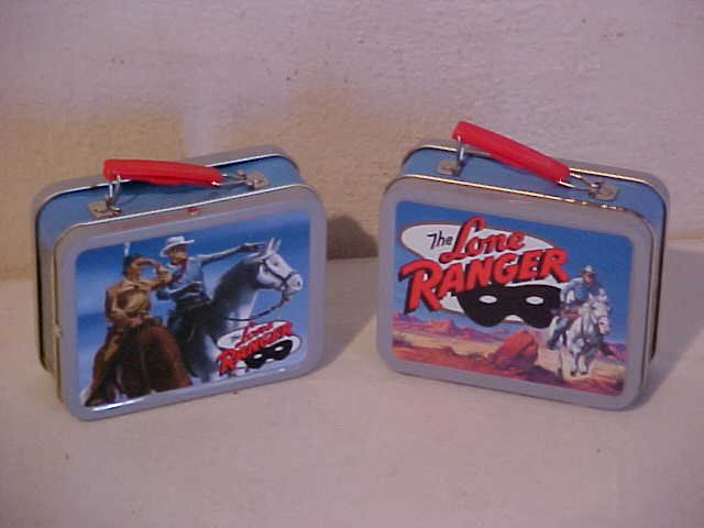 Pair Of Doll Size Lone Ranger Lunch Boxes