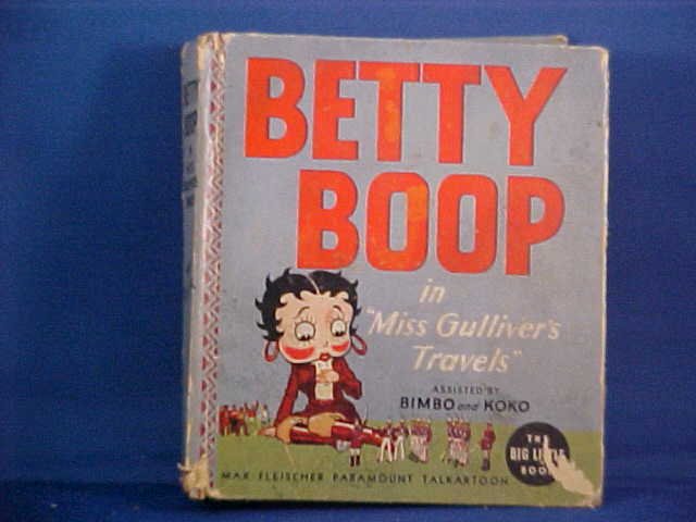1935 Book Betty Boop In Miss Gullivers Travels.