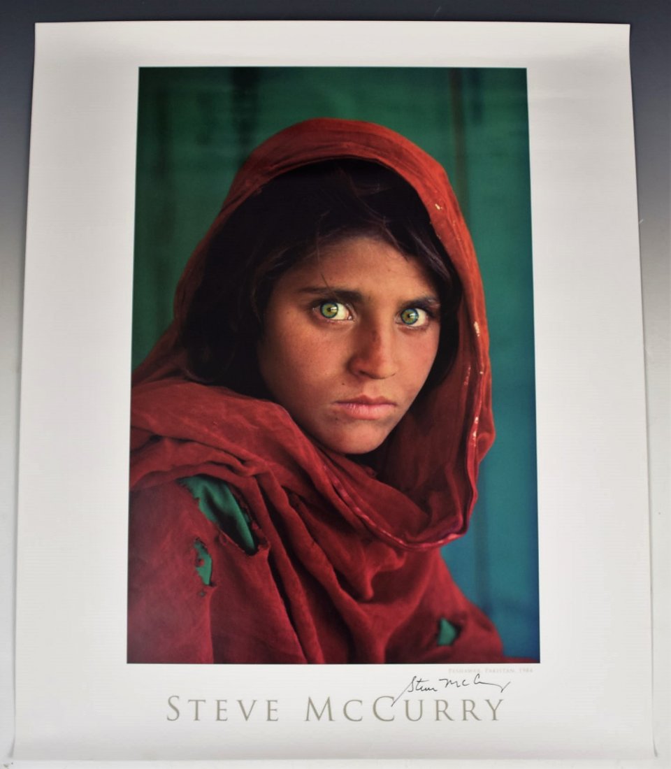 Steve McCurry Signed Poster - Aug 24, 2017 | Christiana Auction Gallery ...
