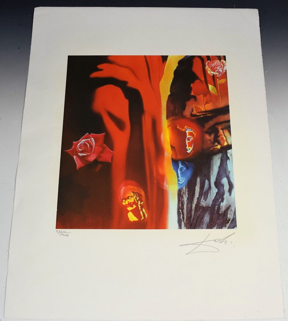 Salvador Dali Signed Lithograph