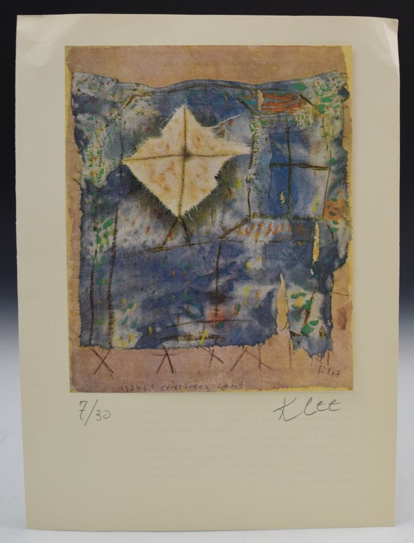Paul Klee Signed