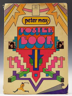 1970's Peter Max Poster Book.