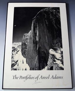 Two Signed Ansel Adams Poster