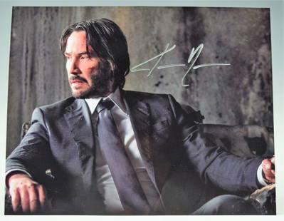 Keanu Reeves Signed Photograph