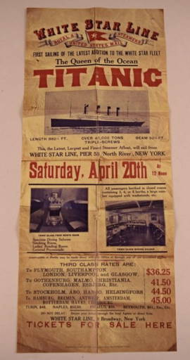 Rms Titanic Advertisement Poster