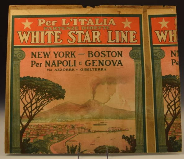 Vintage White Star Line Poster