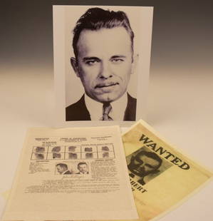 John Dillinger Wanted Poster