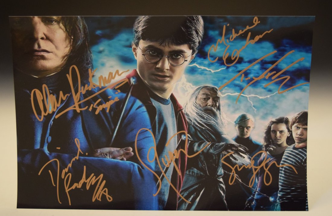 Harry Potter Cast Signed Movie Photograph