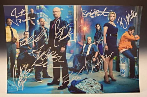 Breaking Bad Cast Signed Photograph