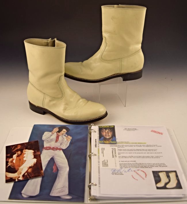Elvis Presley Stage Worn Concert Boots