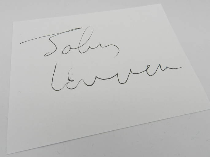 John Lennon Signature