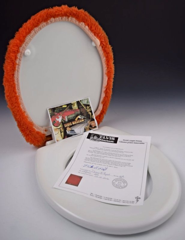 Elvis Presley's Personal Toilet Seat