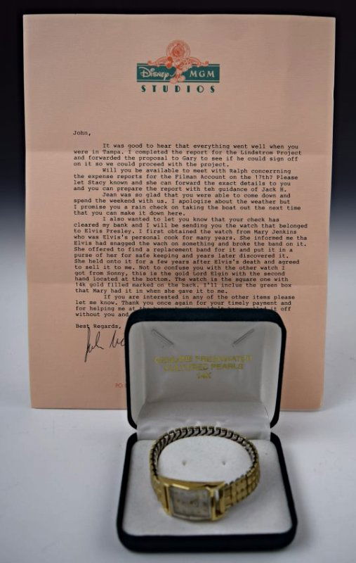 Elvis Presley's Personal Lord Elgin Watch