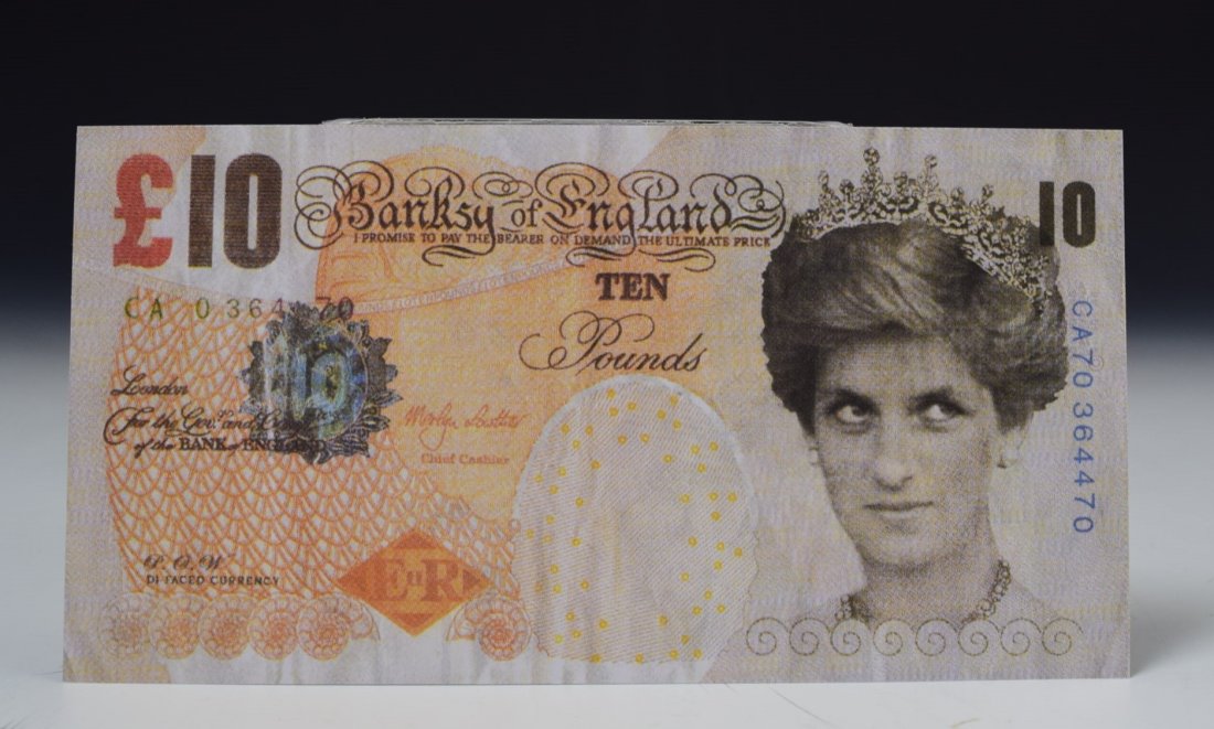Banksy Di Faced Tenner 10 Pound Note