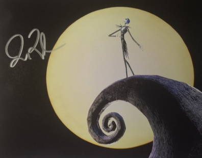 Tim Burton Signed Sketch