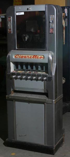 Vintage 1950's National Cigarette Machine