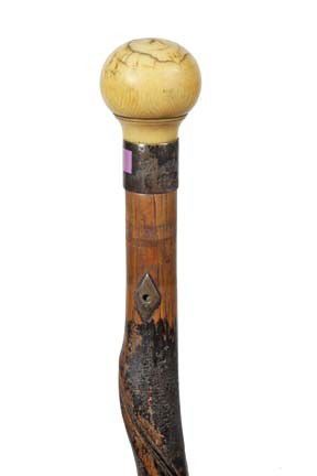 Antique Cane Nautical Ivory