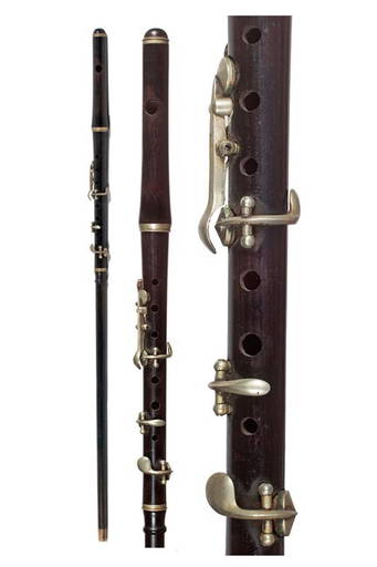 128. Flute/piccolo System Stick Circa Early 20th C