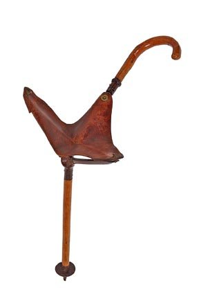 31. Gun and Pistol Shooting Cane-Early 20th Century-A u