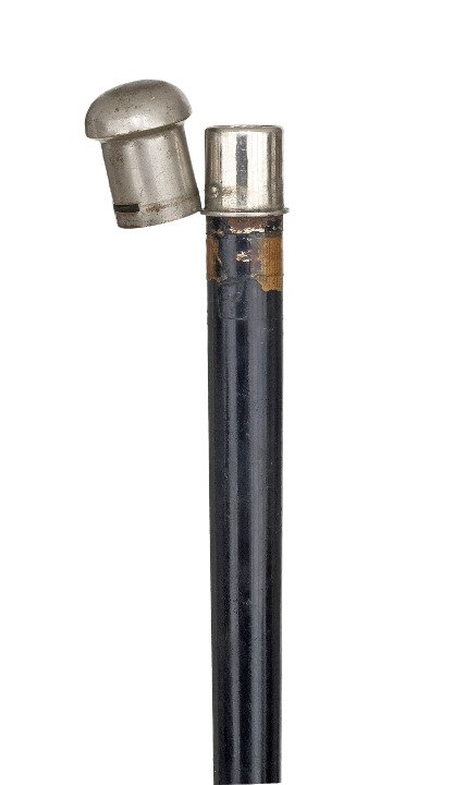 91. Masonic Templar Knights Sword Cane-19th Century-Bla : Lot 91