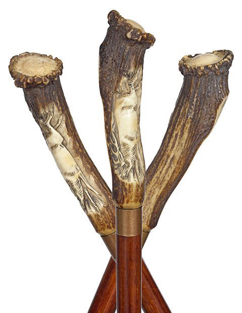 148. Stag horn Hunting Cane -Ca. 1890-Straight stag hor - Jun 22, 2013 ...