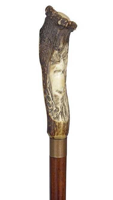 148. Stag horn Hunting Cane -Ca. 1890-Straight stag hor - Jun 22, 2013 ...