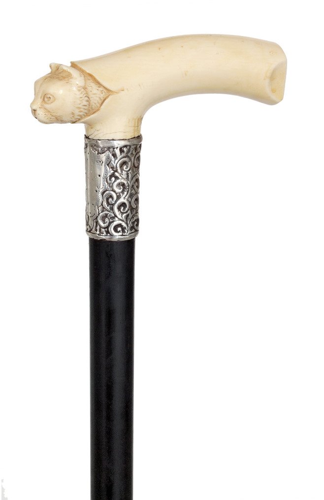 1. Ivory Cat Cane-Ca. 1900-Opera shaped ivory handle - Feb 22, 2014 ...