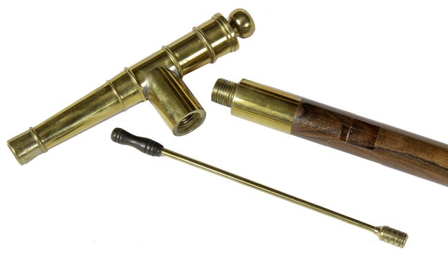 174. Cheroot Cannon Cane-Ca. 1900-A working Cheroot