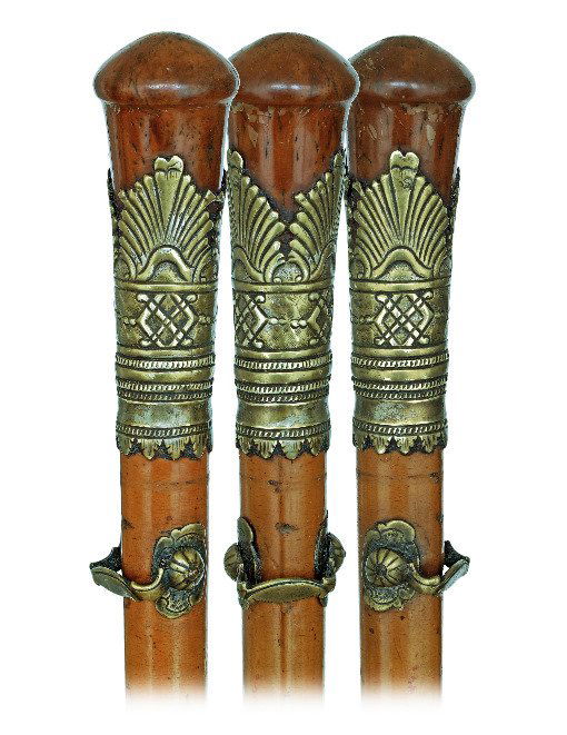 60. An Early German Nobleman’s Cane Ca. 1750 Featuring