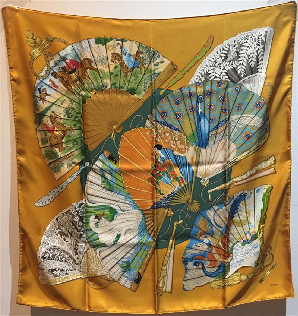 Hermes Vintage Brise de Charme Silk Scarf