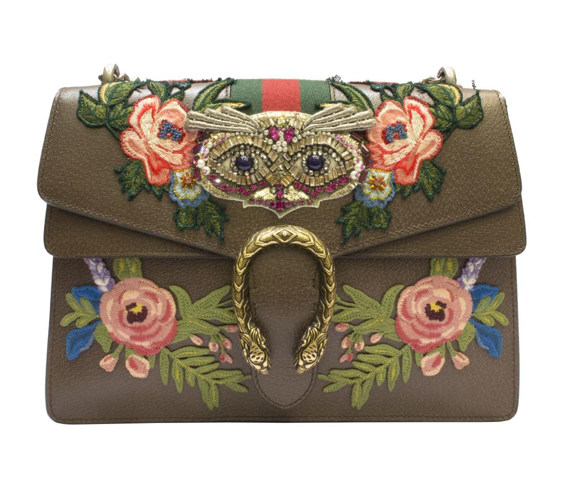 Gucci Dionysus crystal raccoon bag