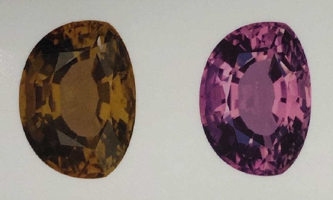 GIA 19.68ct Color Change Tourmaline Very Rare Stone