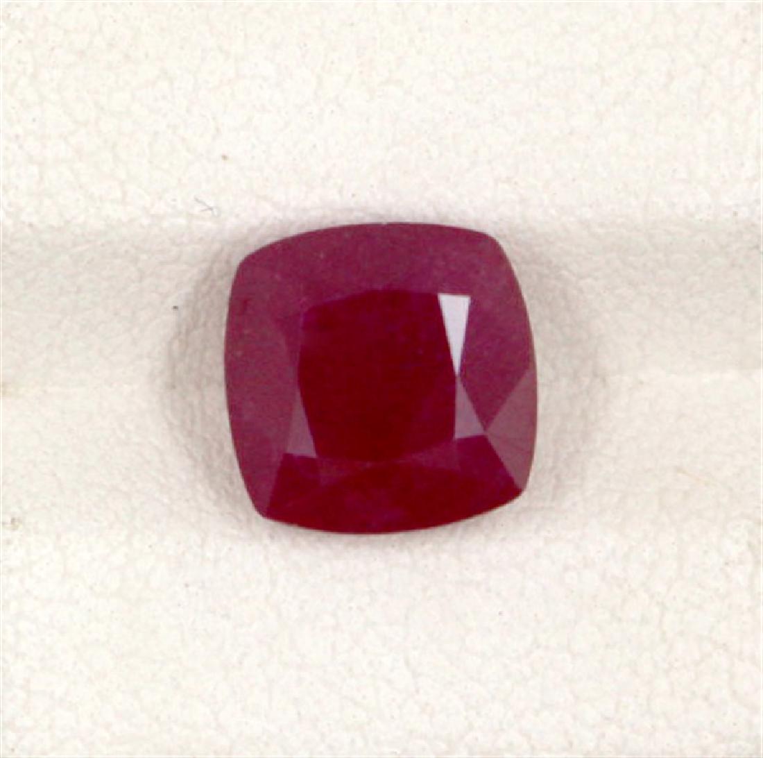 4.79ct Ruby Cushion Cut