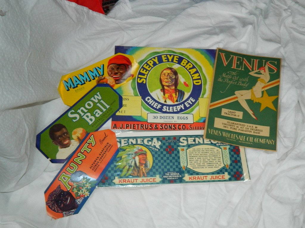 Mixed Advertising Sign Lot Venus Motor Oil/Seneca Juice