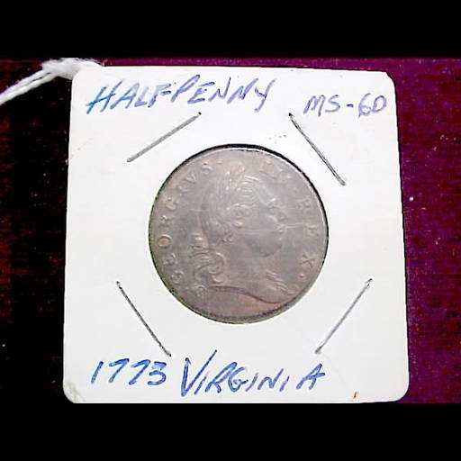 Virginia Half Penny