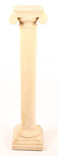 Solid Off White Plaster Plinth / Stand