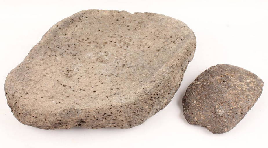 Metate Y Mano Corn Meal Grinding Stone