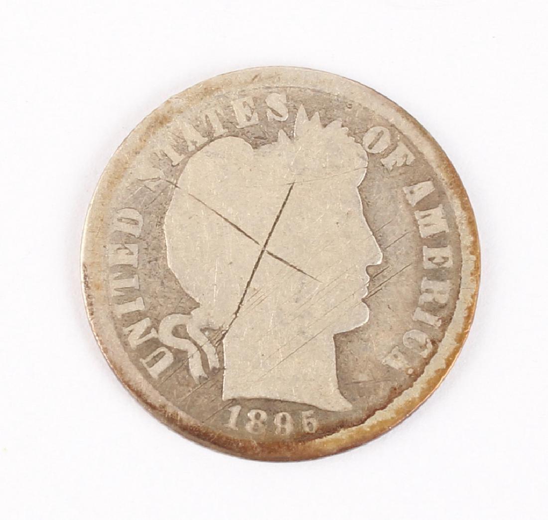 1895 O BARBER SILVER DIME KEY DATE