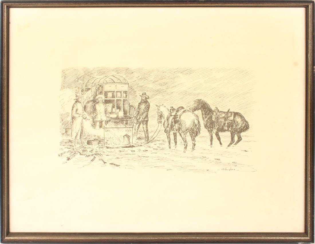 H.d. Bugbee Campsite Print