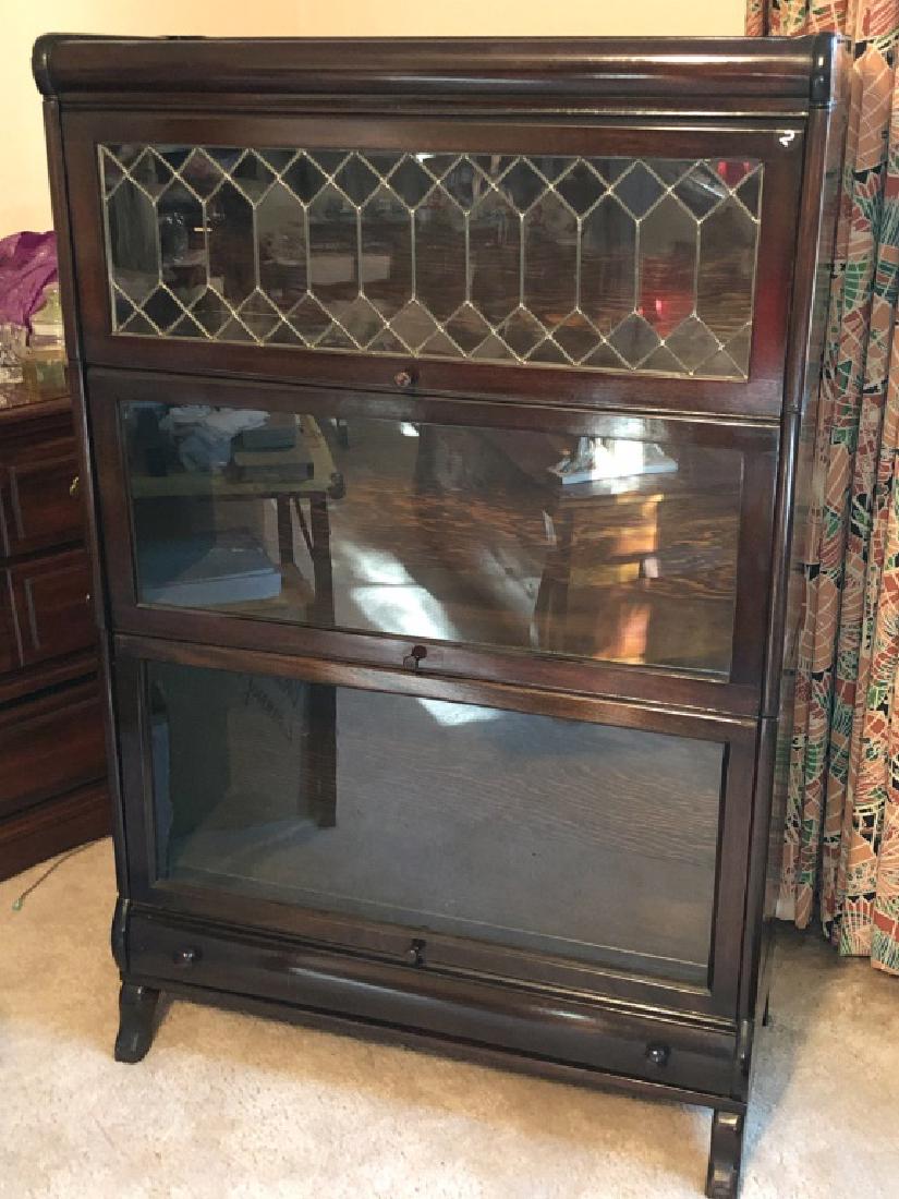 BARRISTER BOOKCASE 3 STACK by LUNDSTROM MFG