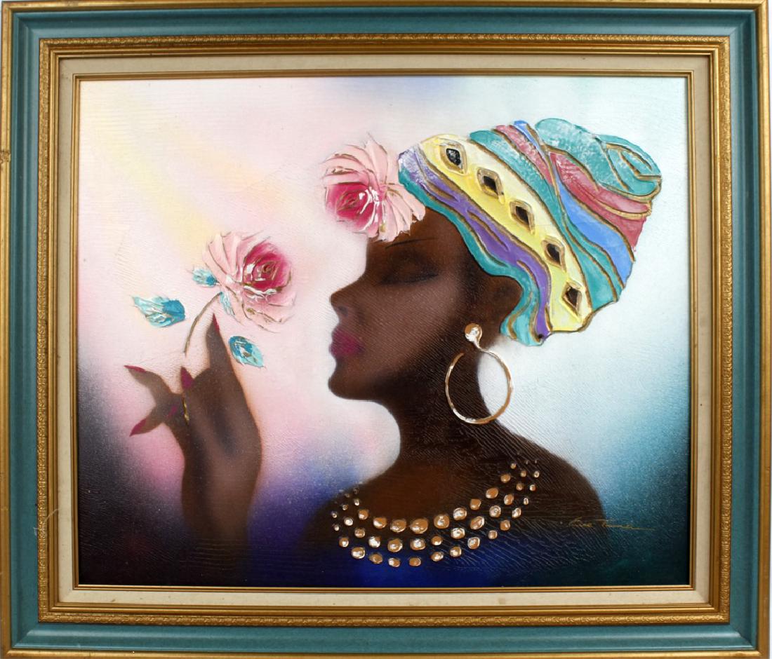 Eve Turner Lithograph On Canvas