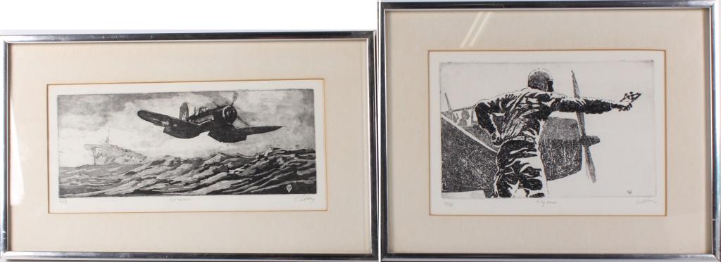 Bill Ellsworth World War Two Aviation Etchings 2