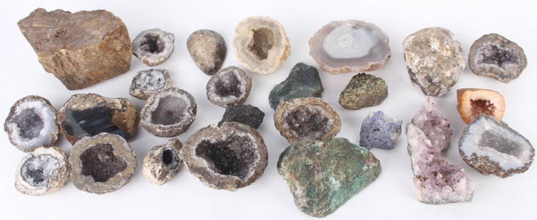 Large Mineral /geode Collection