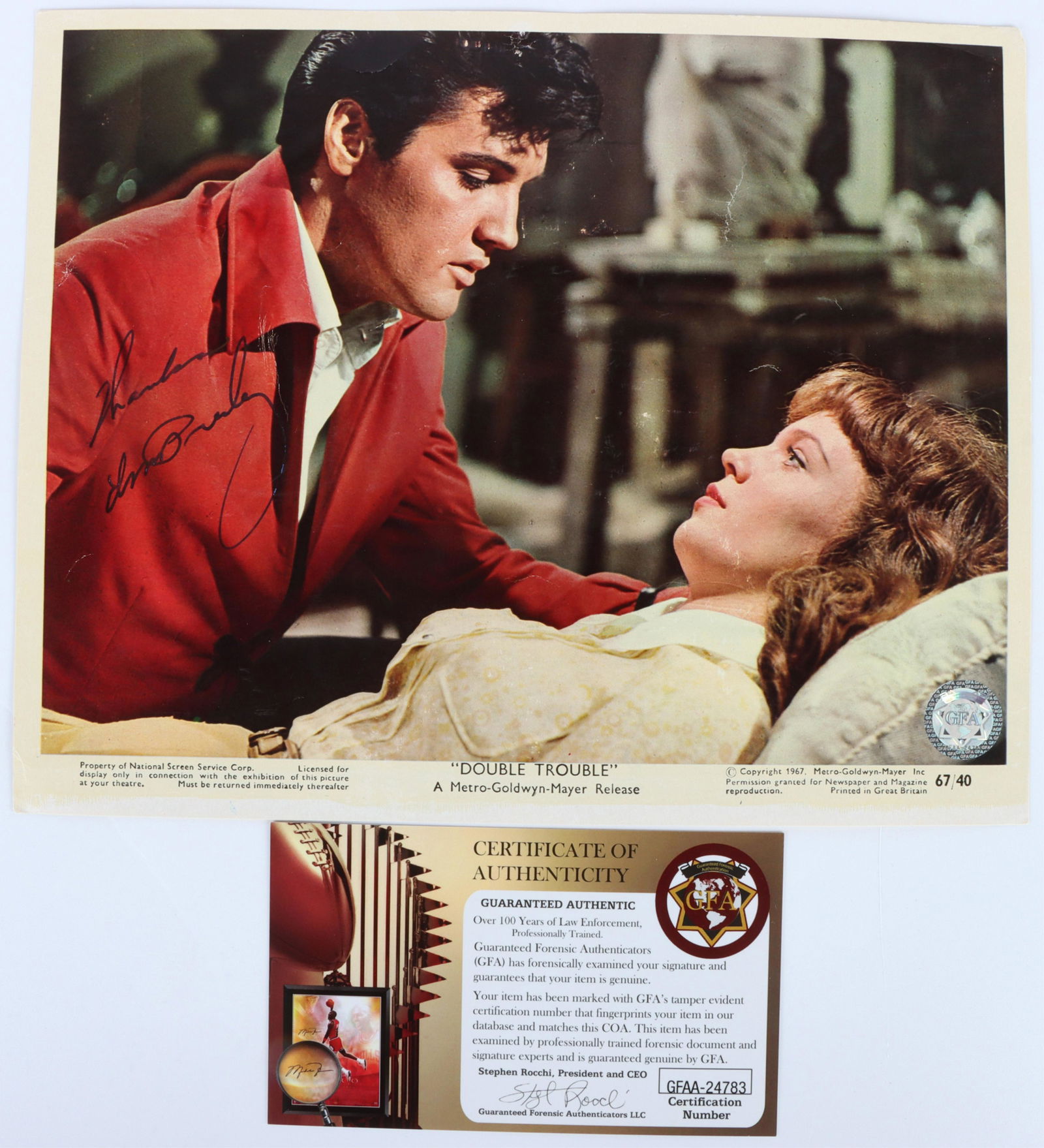 ELVIS PRESLEY AUTHENTIC SIGNED PHOTOGRAPH W/ COA - Oct 08, 2022 ...