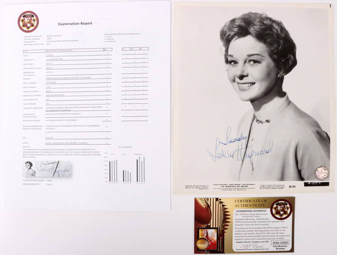 SUSAN HAYWARD AUTHENTICATED AUTOGRAPHED PHOTO (#139137) on Oct 08, 2022 ...