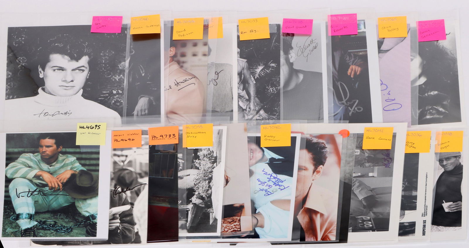 ASSORTED AUTOGRAPHS MOVIE STARS ACTORS (20) - Nov 12, 2022 | Florida ...