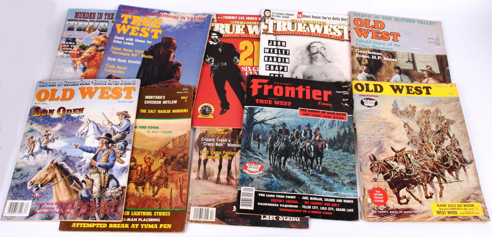 Vintage Western Magazines Lot Of 10