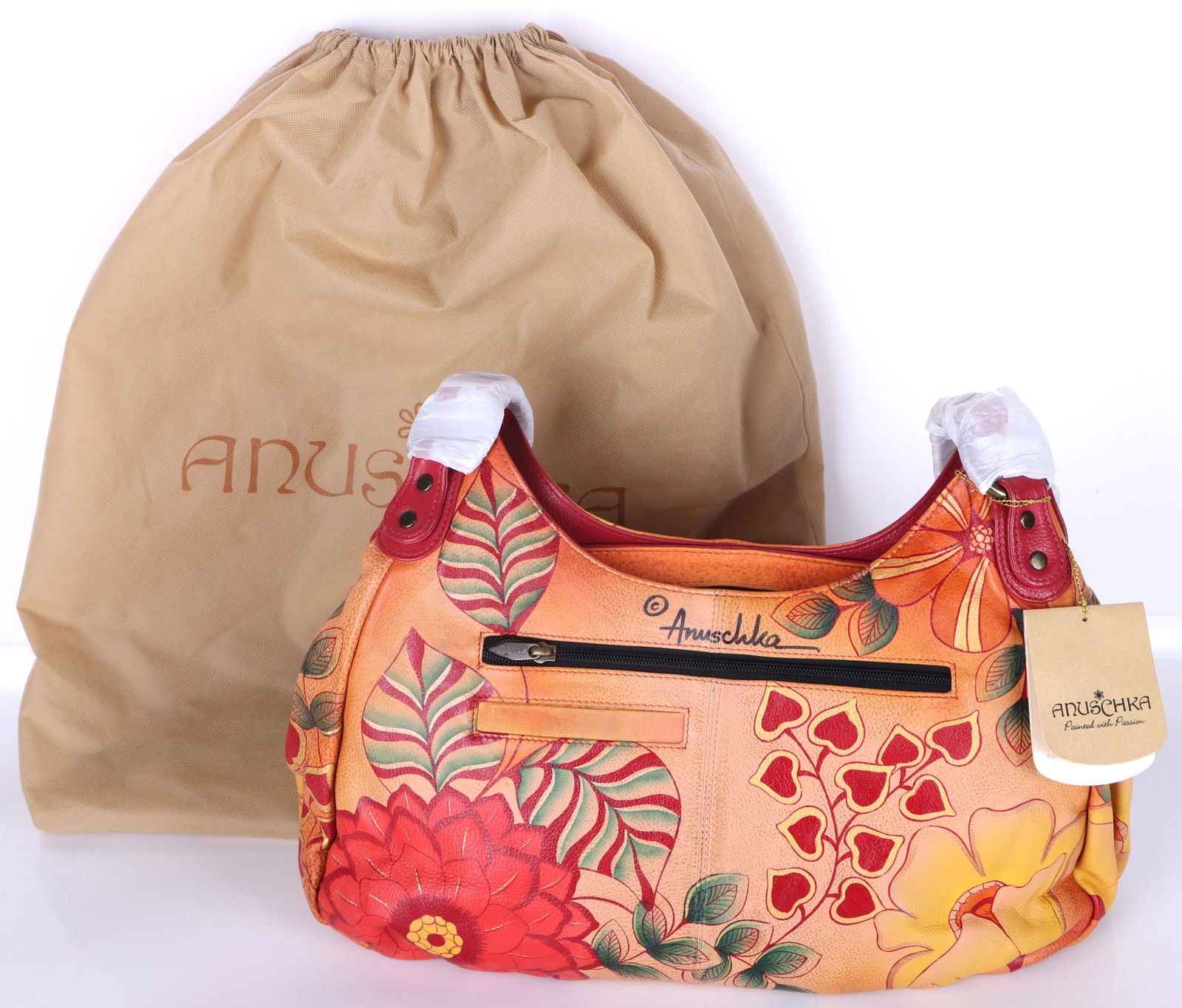 Genuine Leesa By Anushka Painted Purse W/ Bag