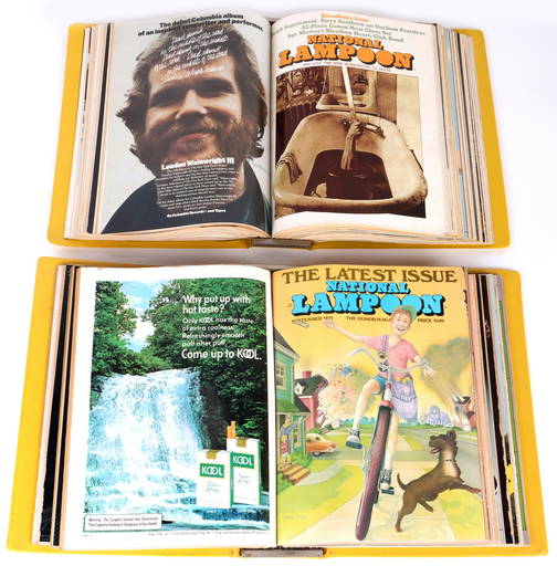 National Lampoon Magazines 1973 72,1976 77 Binders