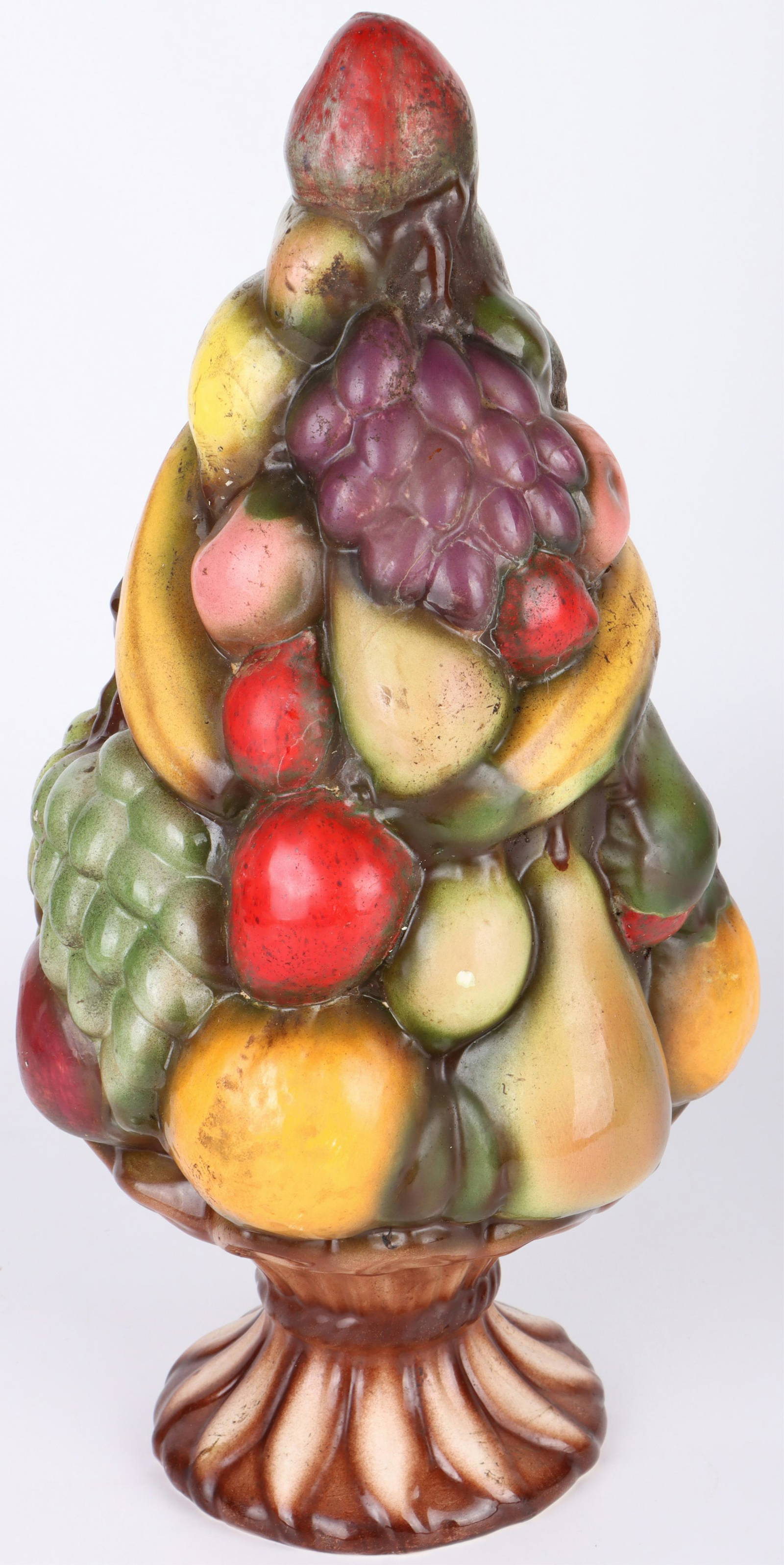Fruit Tree Ceramic Mantle Sculpture Auction